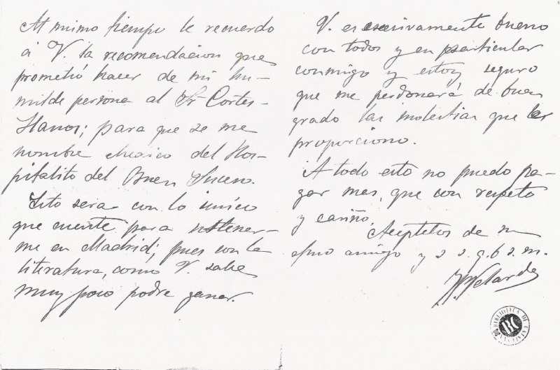 José Velarde Yusti: Manuel Cañete